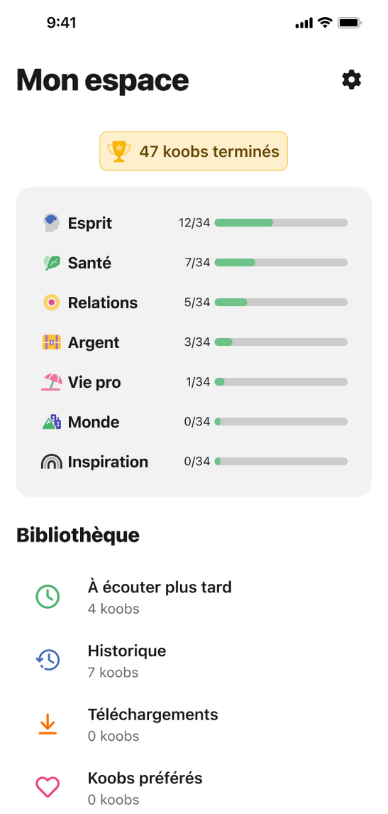 Koober - Podcasts de livres